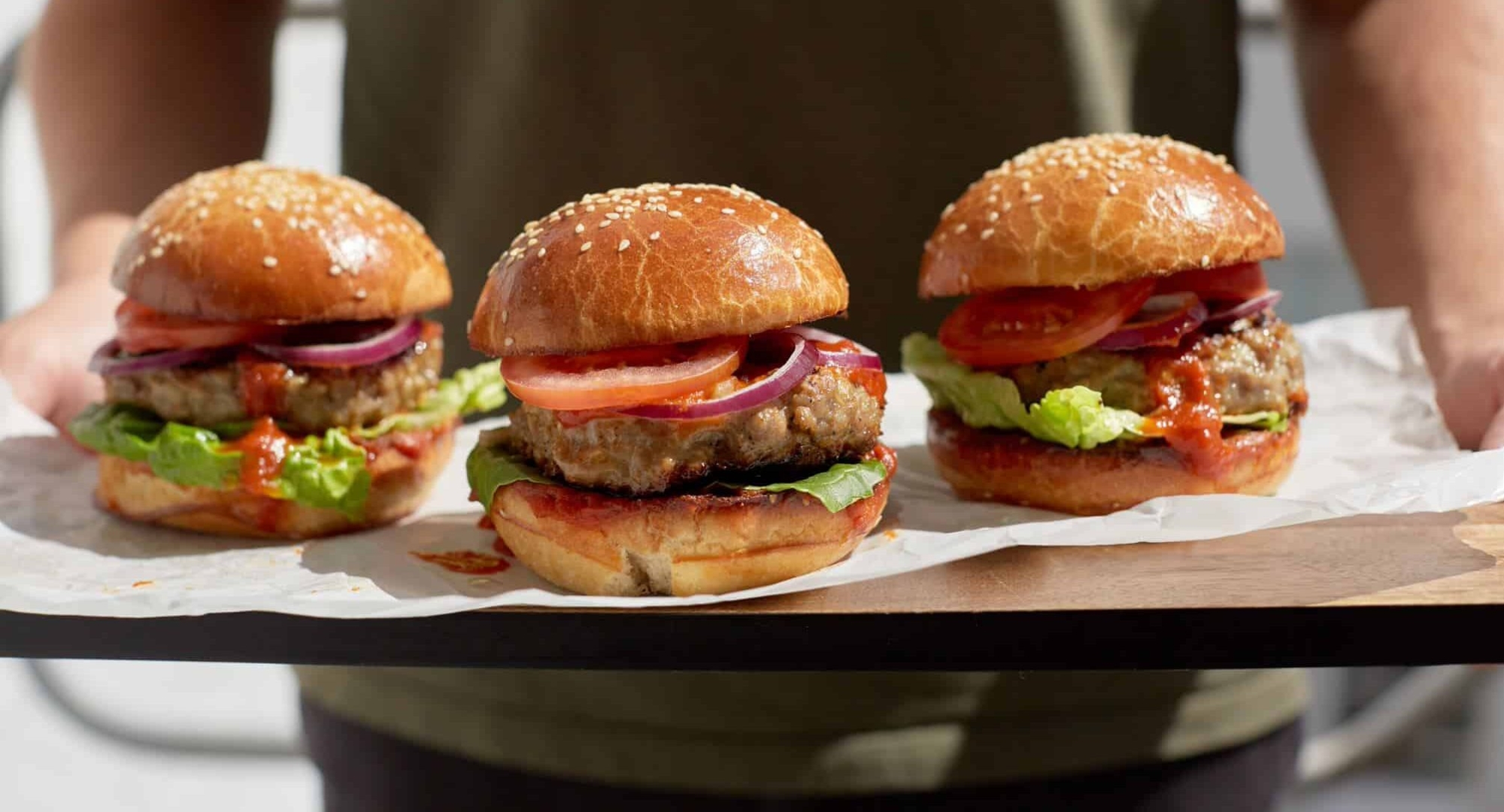 The Best BBQ Lamb Burgers Recipe - Eric Lyons